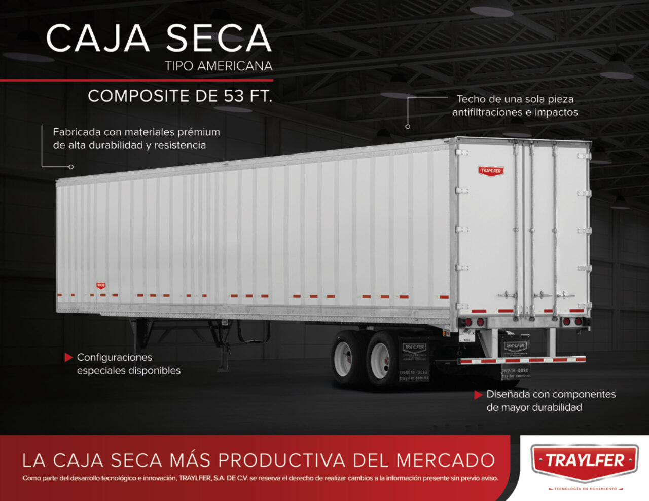 Caja seca composite – Traylfer